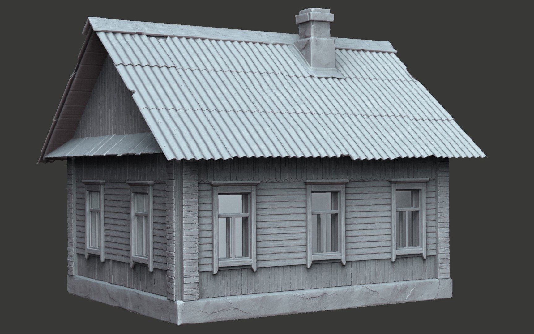 CNC Old Russian Village House 3D Model - TurboSquid 2222162