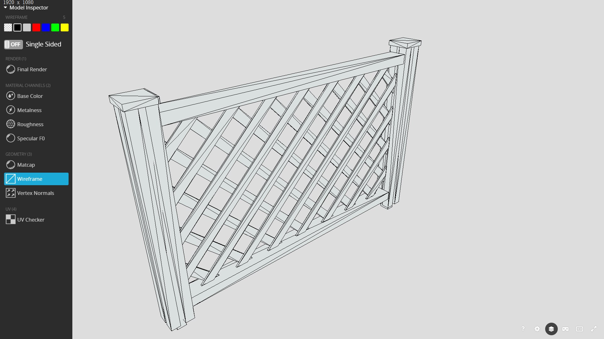 Free 3D Parametric Wooden Baluster Railing 3D Printable SKP FBX OBJ STL ...