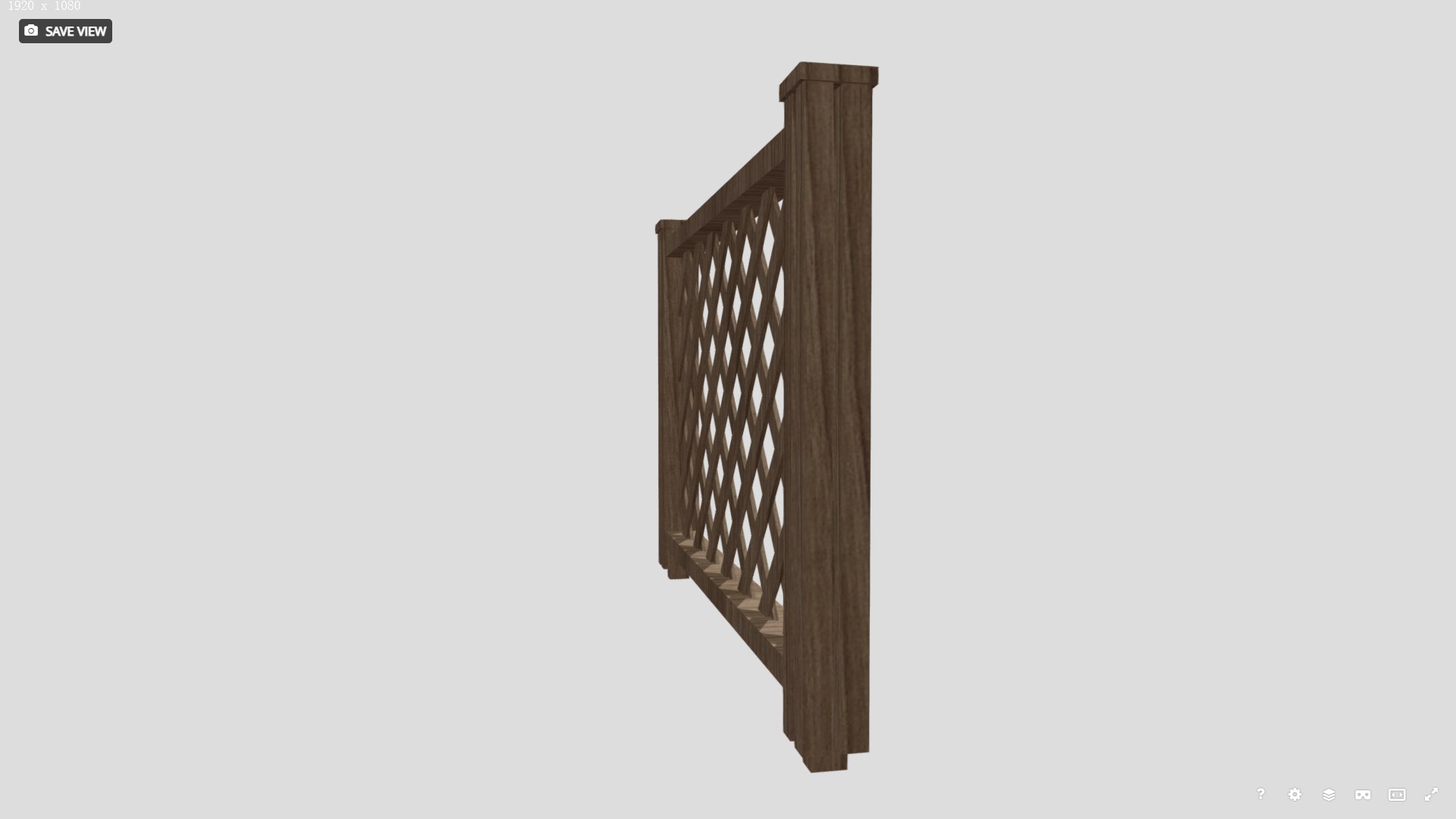 Free 3D Parametric Wooden Baluster Railing 3D Printable SKP FBX OBJ STL ...