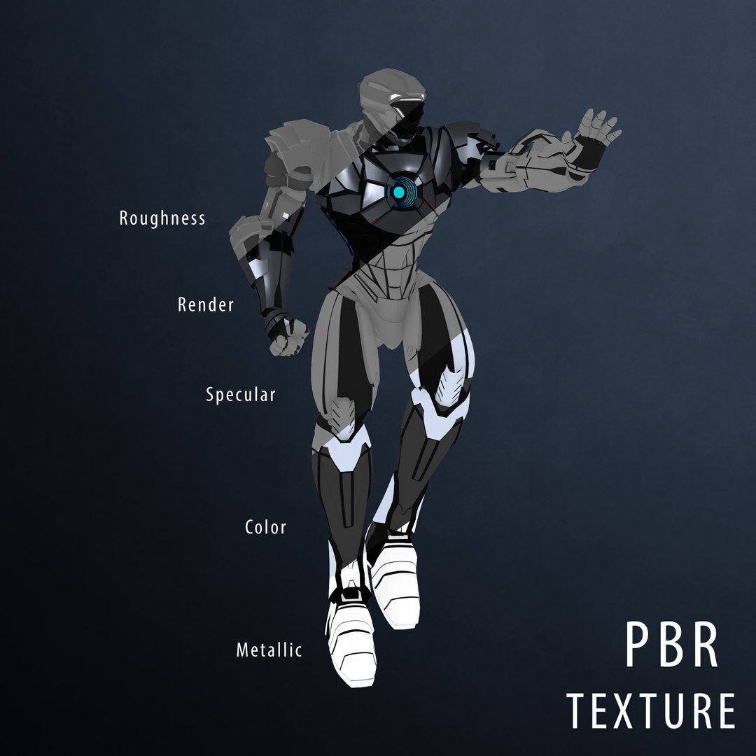 Sci-fi Robotic Character Games 3D Model - TurboSquid 1373707