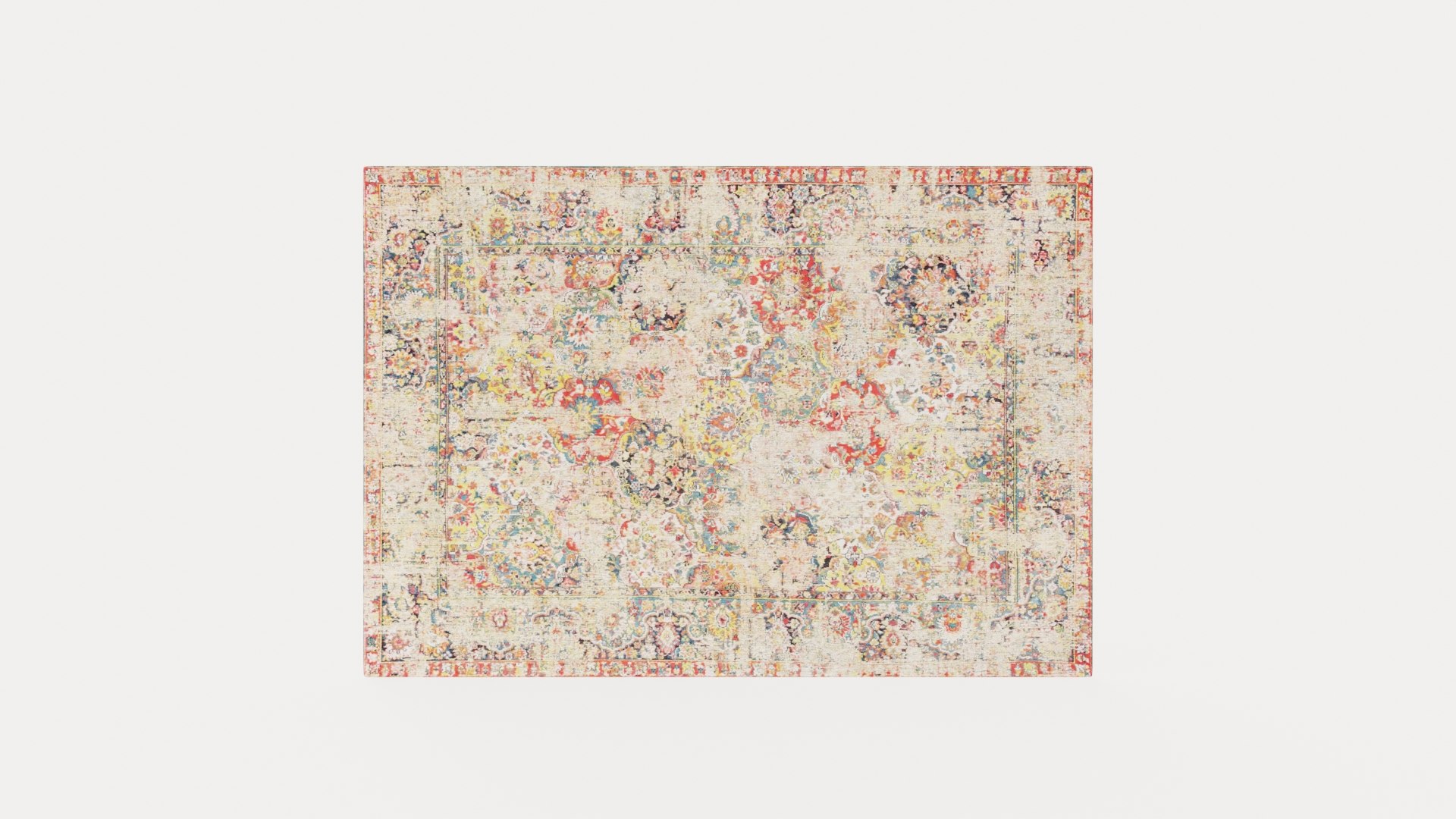 3D LOUIS DE POORTERE ANTIQUE BAKHTIARI 8712 JANISSARY MULTI RUGS ...