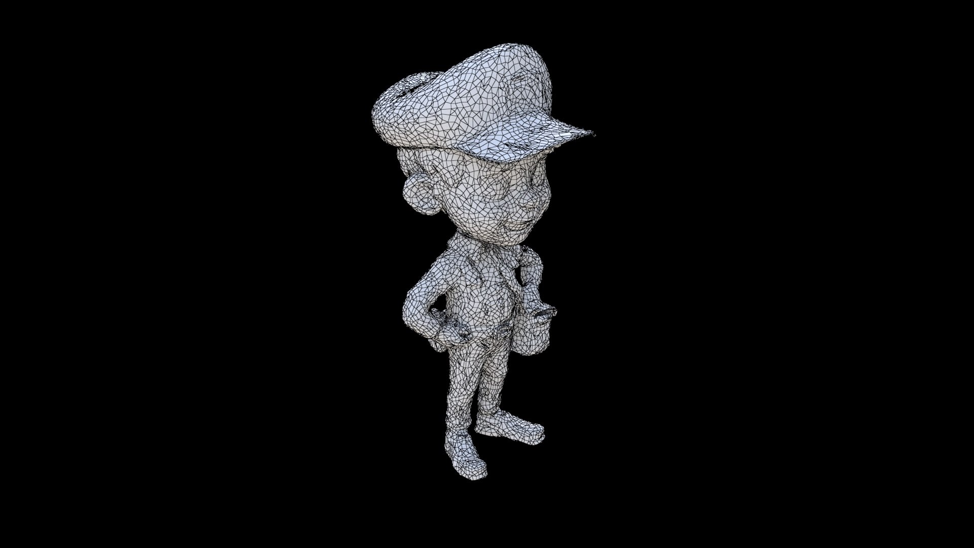 Postman Male 3D Model - TurboSquid 2333489