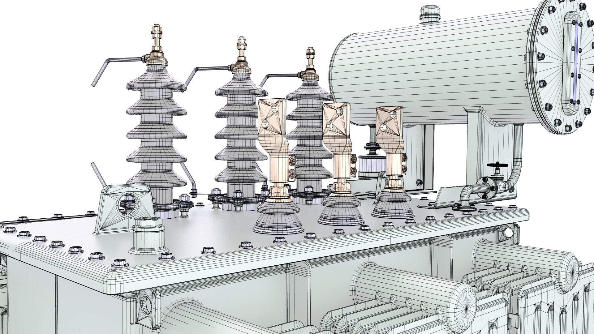 Transformer Power Distribution 3D Model - TurboSquid 1692635