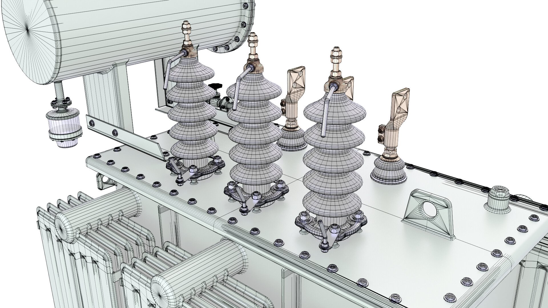 Transformer Power Distribution 3D Model - TurboSquid 1692635