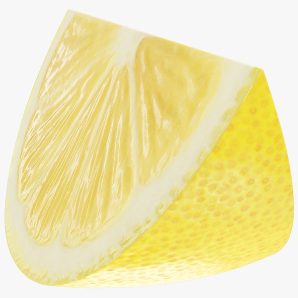 modelo 3d Pieza de limón V1 - TurboSquid 2224594