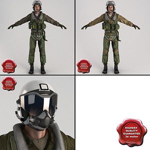 3D Pilot Models | TurboSquid