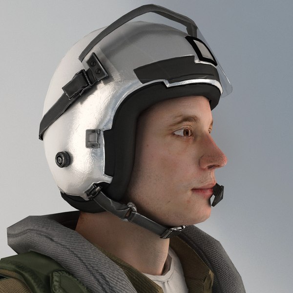3ds max military pilots static
