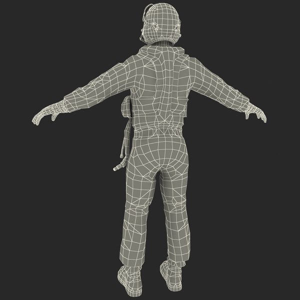 3ds max military pilots static