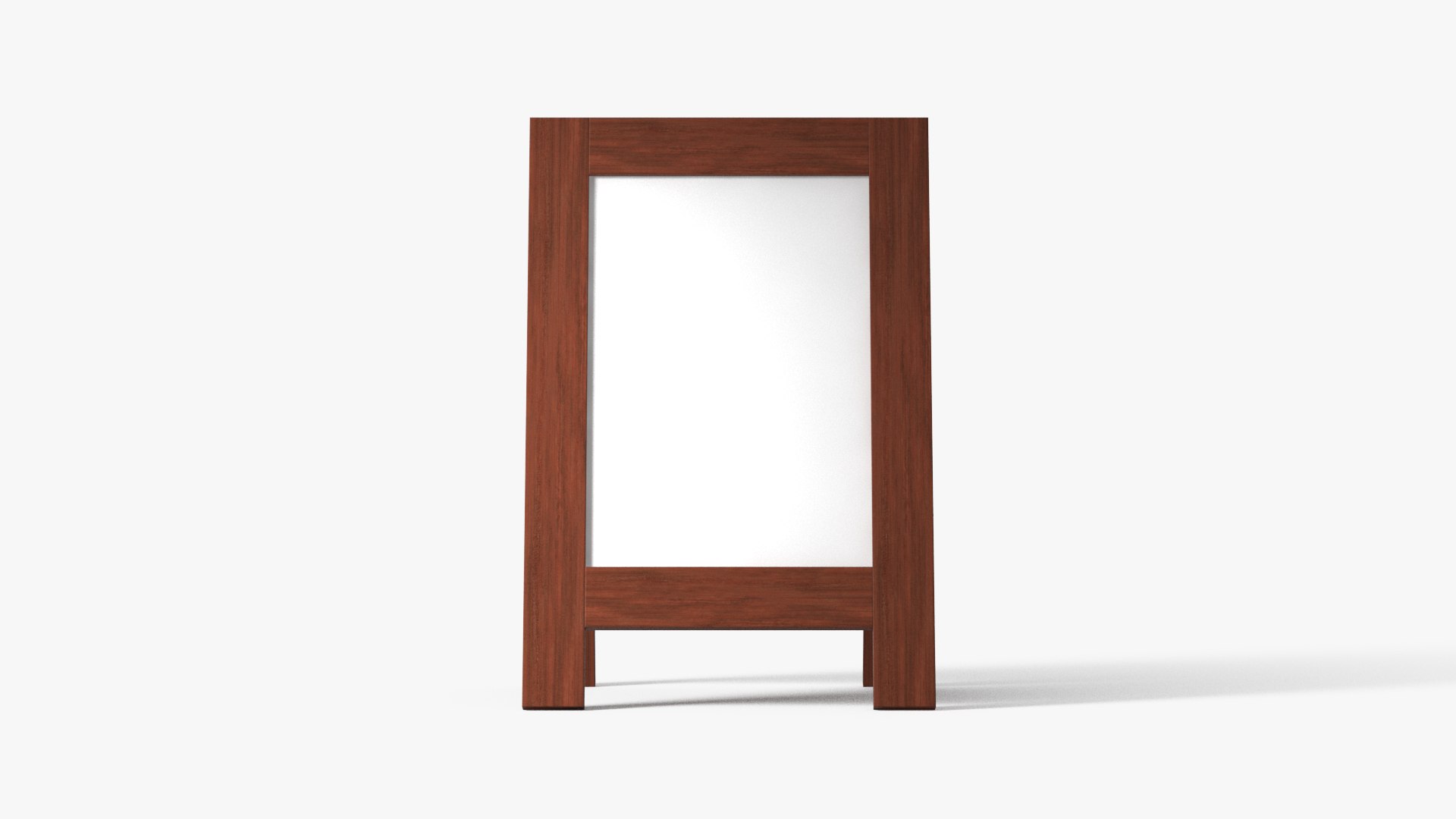 Wooden Standing Board II 3D Model - TurboSquid 2316698