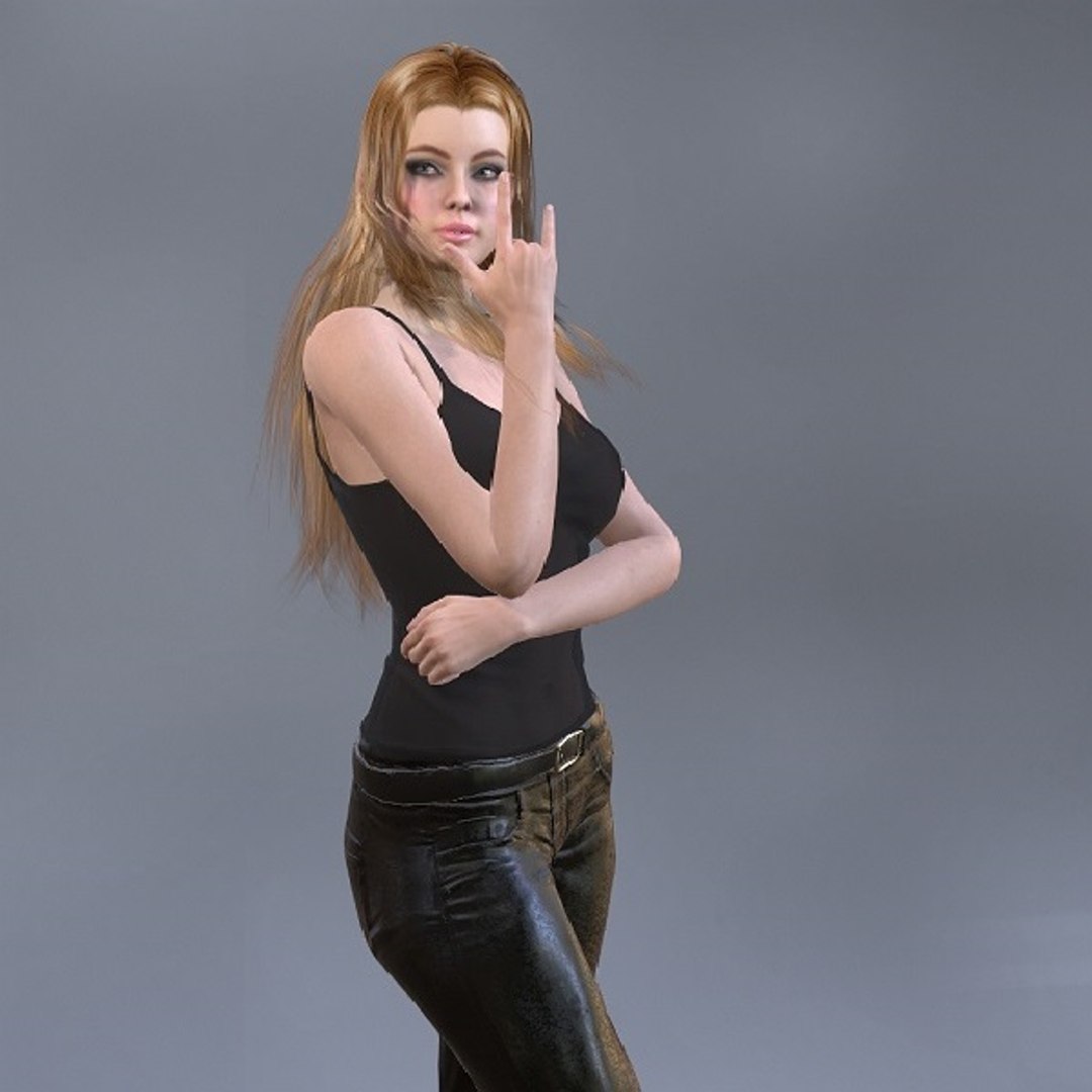 Rock Woman 3D Model - TurboSquid 1749234