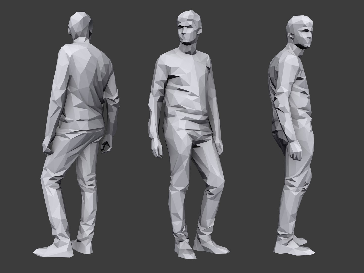 People Pack Casual 3d Obj