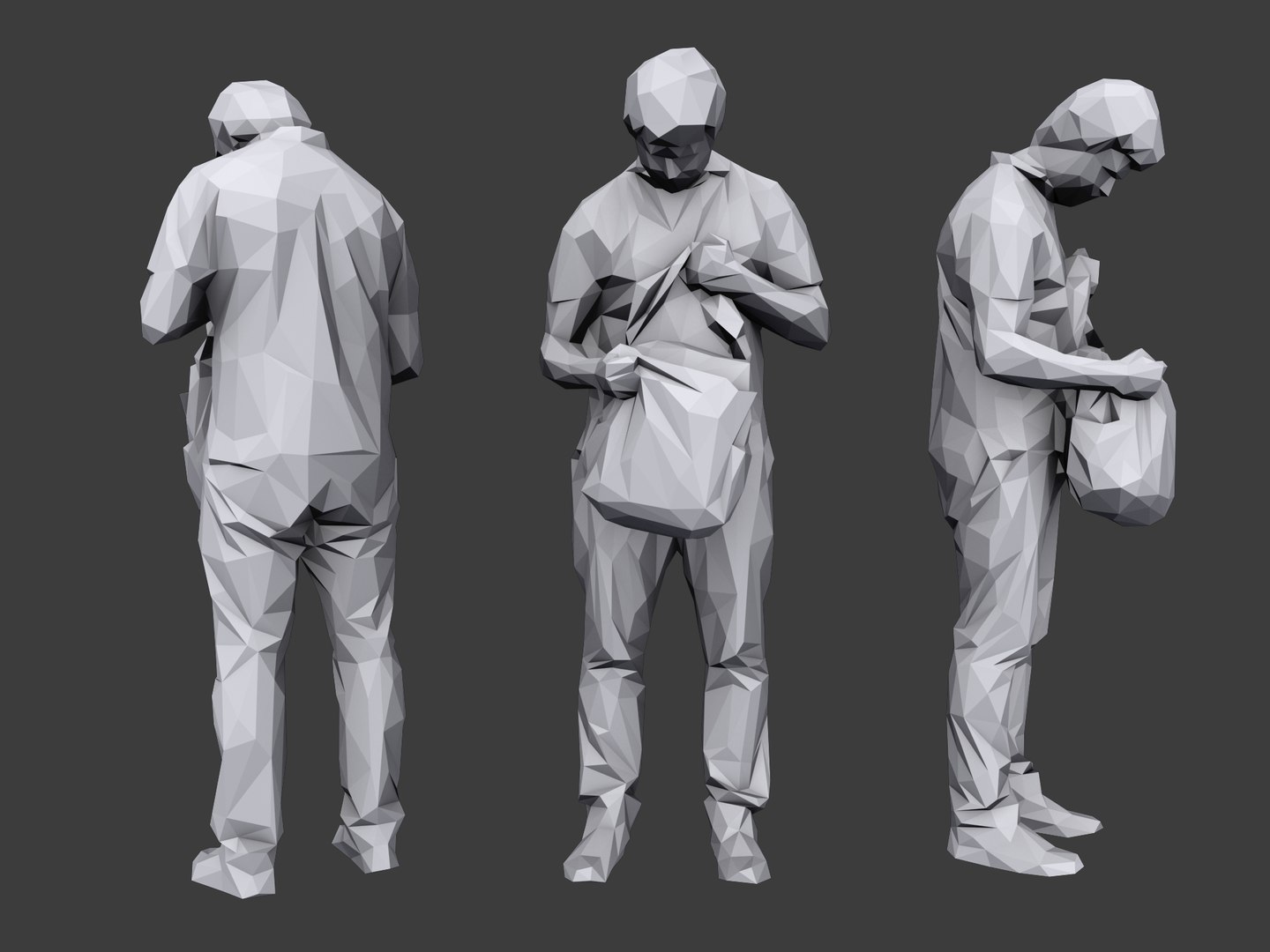 People Pack Casual 3d Obj