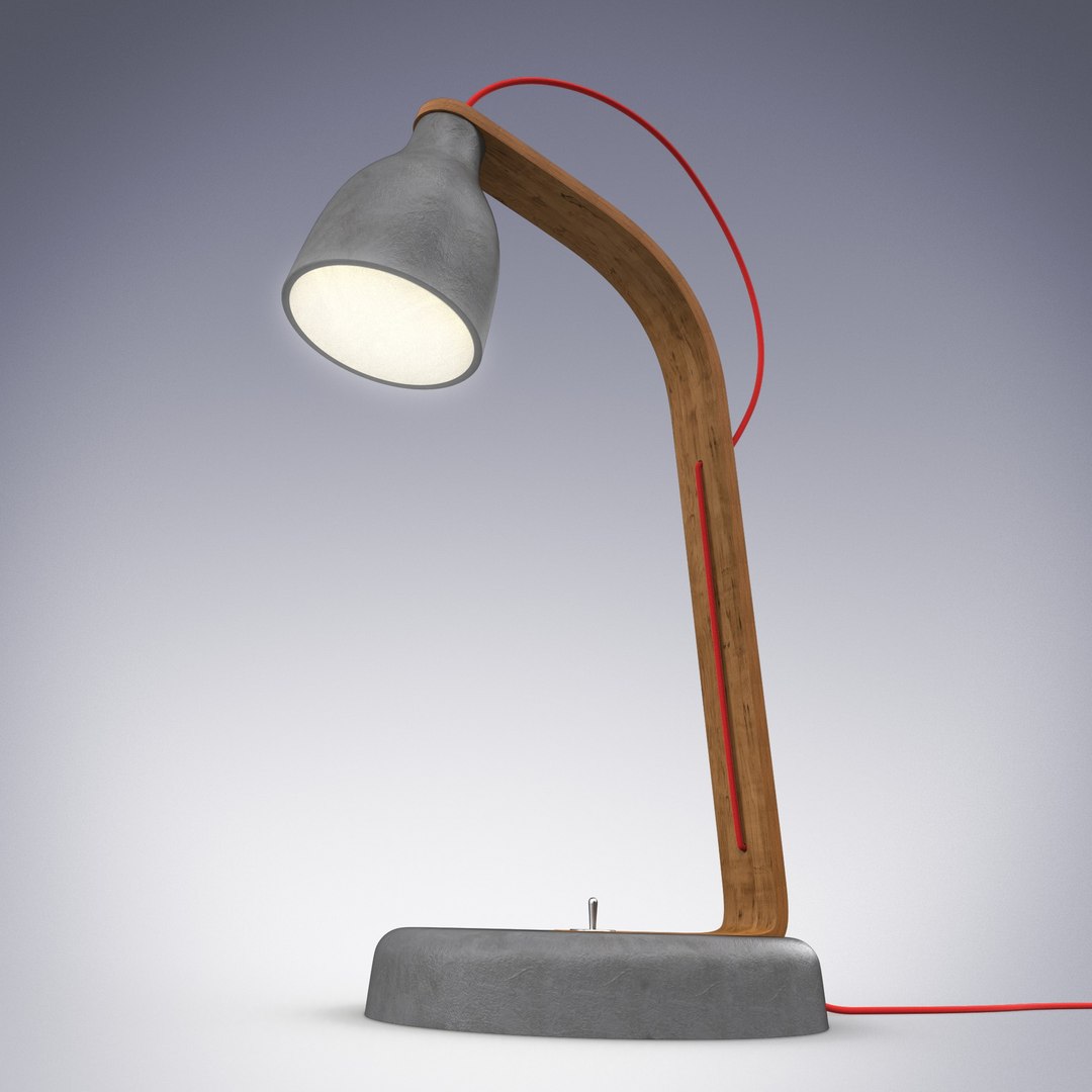 3d model desk lamp