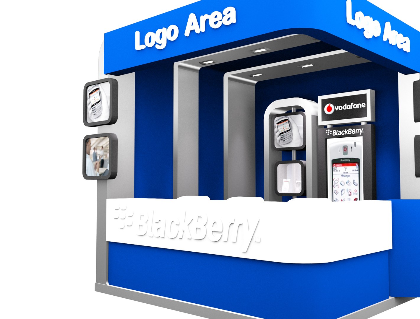 3d model booth