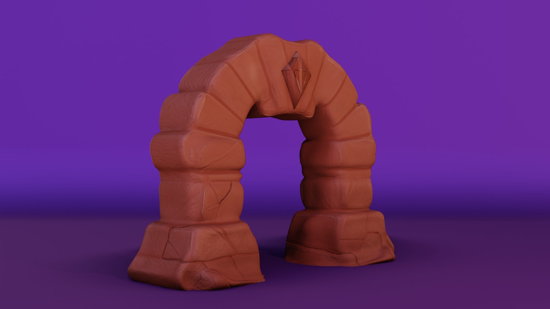 3D Stylized Fantasy Stone Arch - TurboSquid 2315277