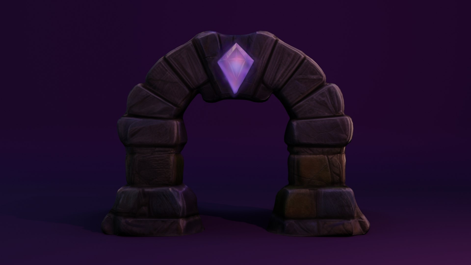 3D Stylized Fantasy Stone Arch - TurboSquid 2315277