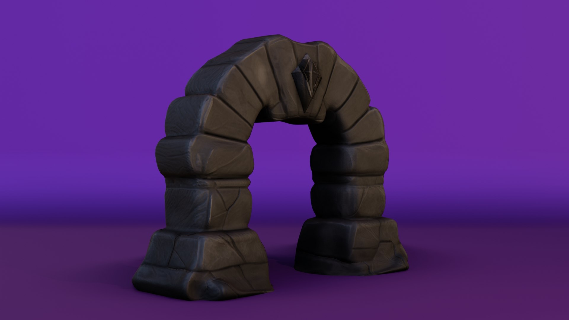 3D Stylized Fantasy Stone Arch - TurboSquid 2315277