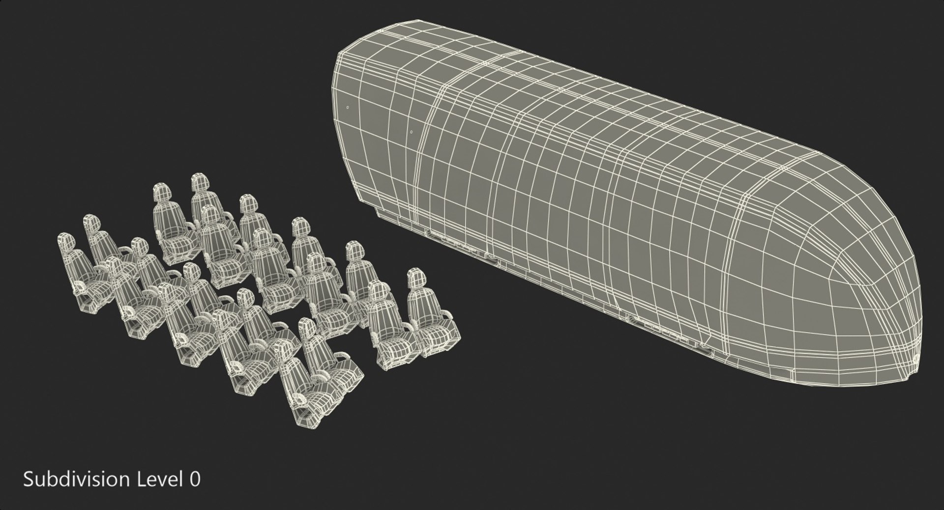 3D Hyperloop Train - TurboSquid 1292015