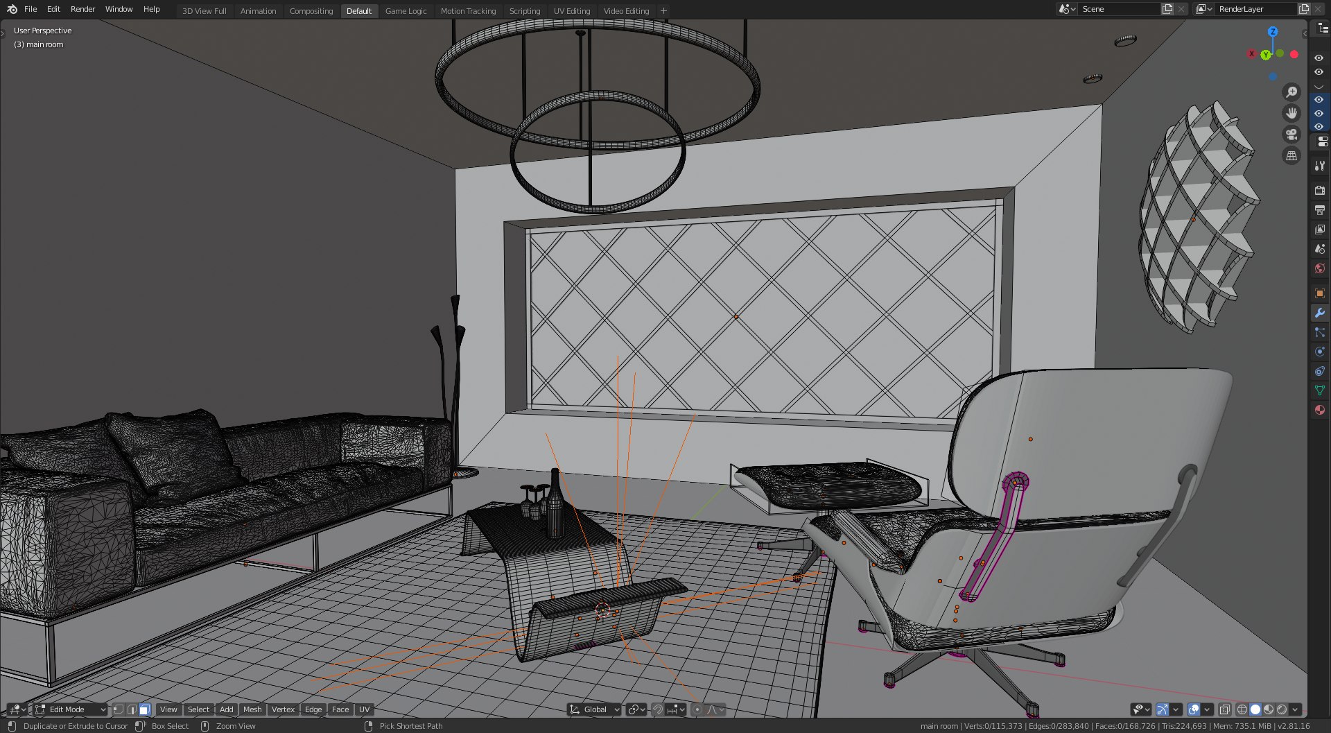 3D Model Scene Blender - TurboSquid 1516376