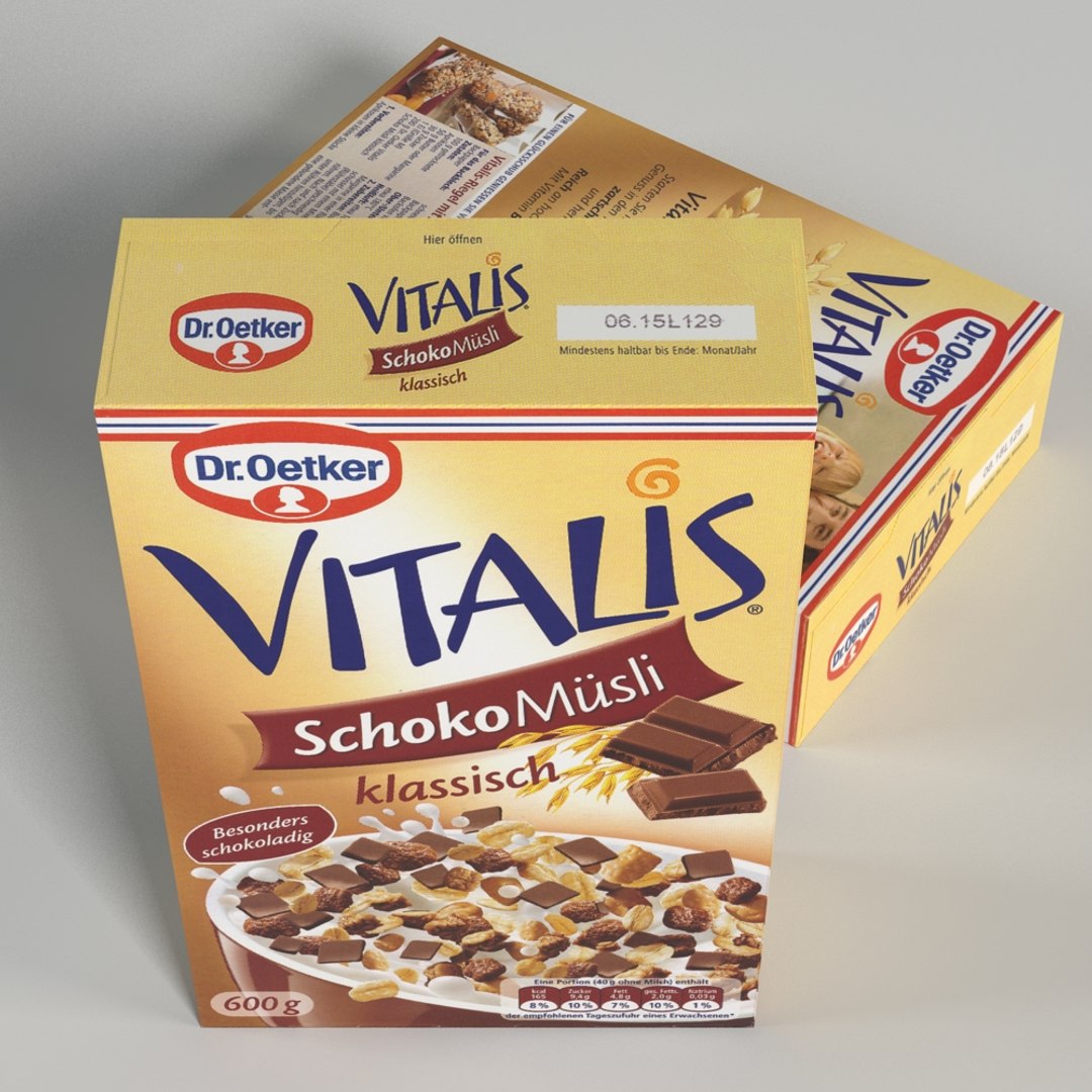 Max Cereal Box