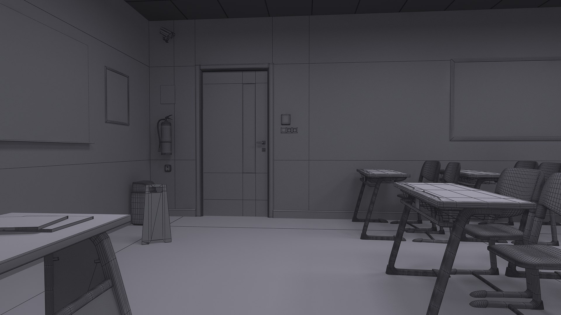 3D Classroom Class Room - TurboSquid 1339371