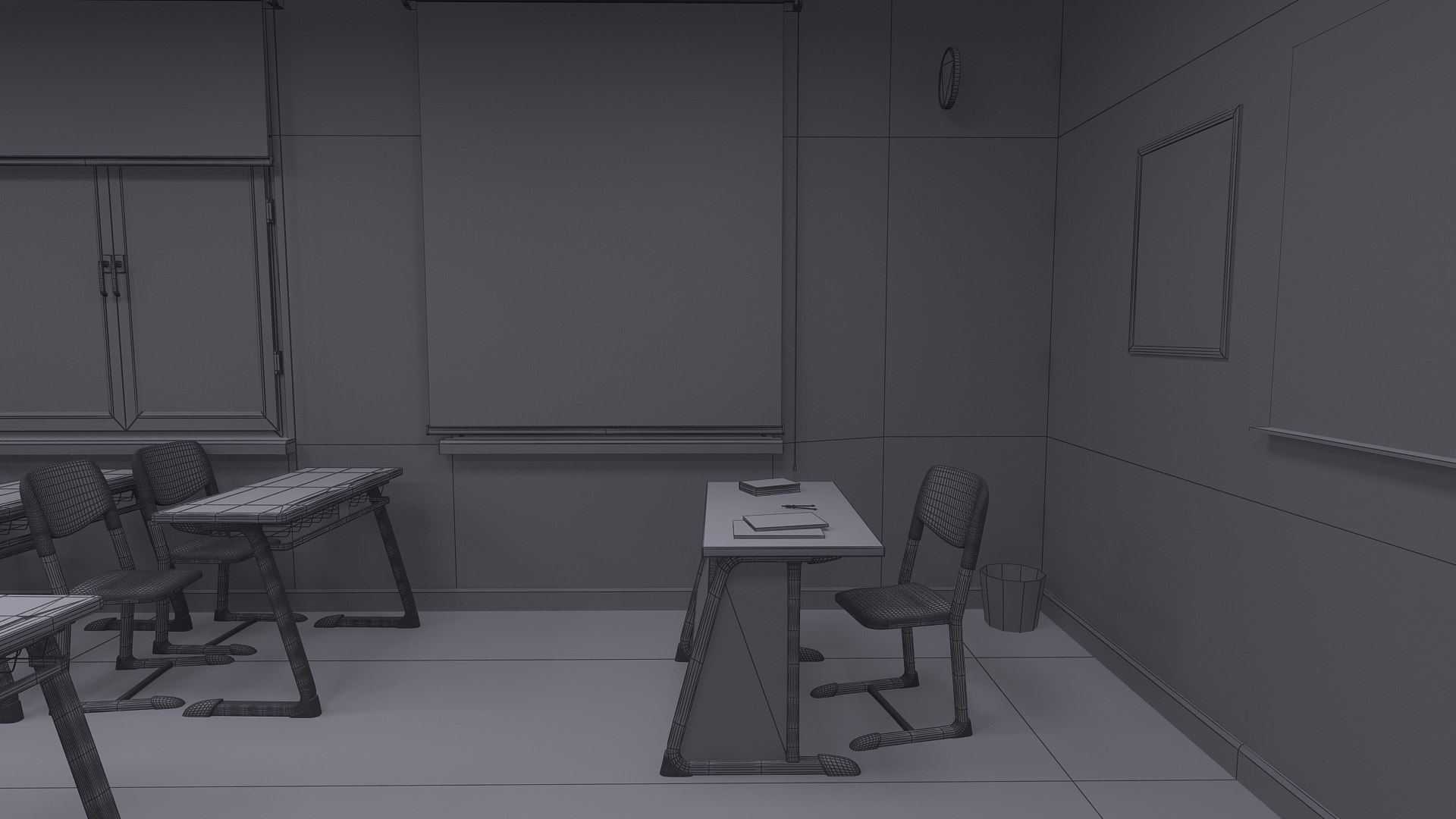 3D Classroom Class Room - TurboSquid 1339371