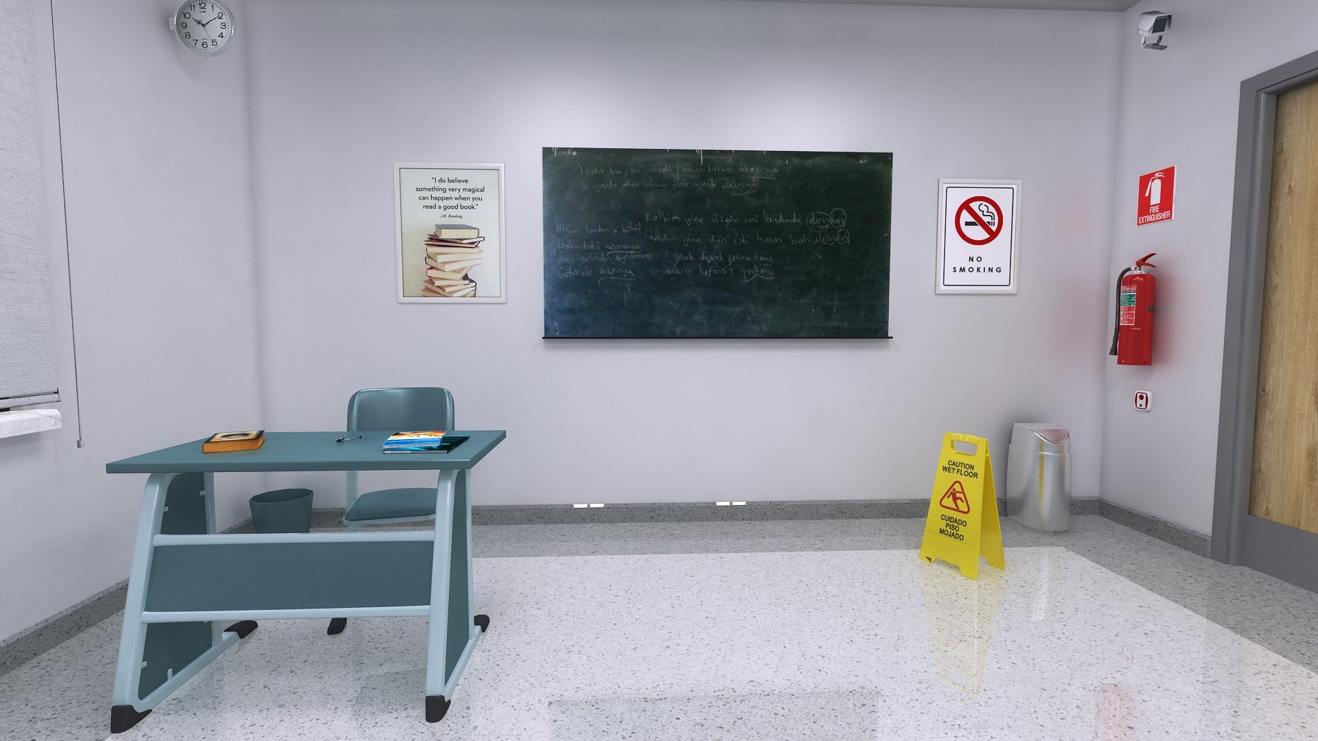 3D Classroom Class Room - TurboSquid 1339371