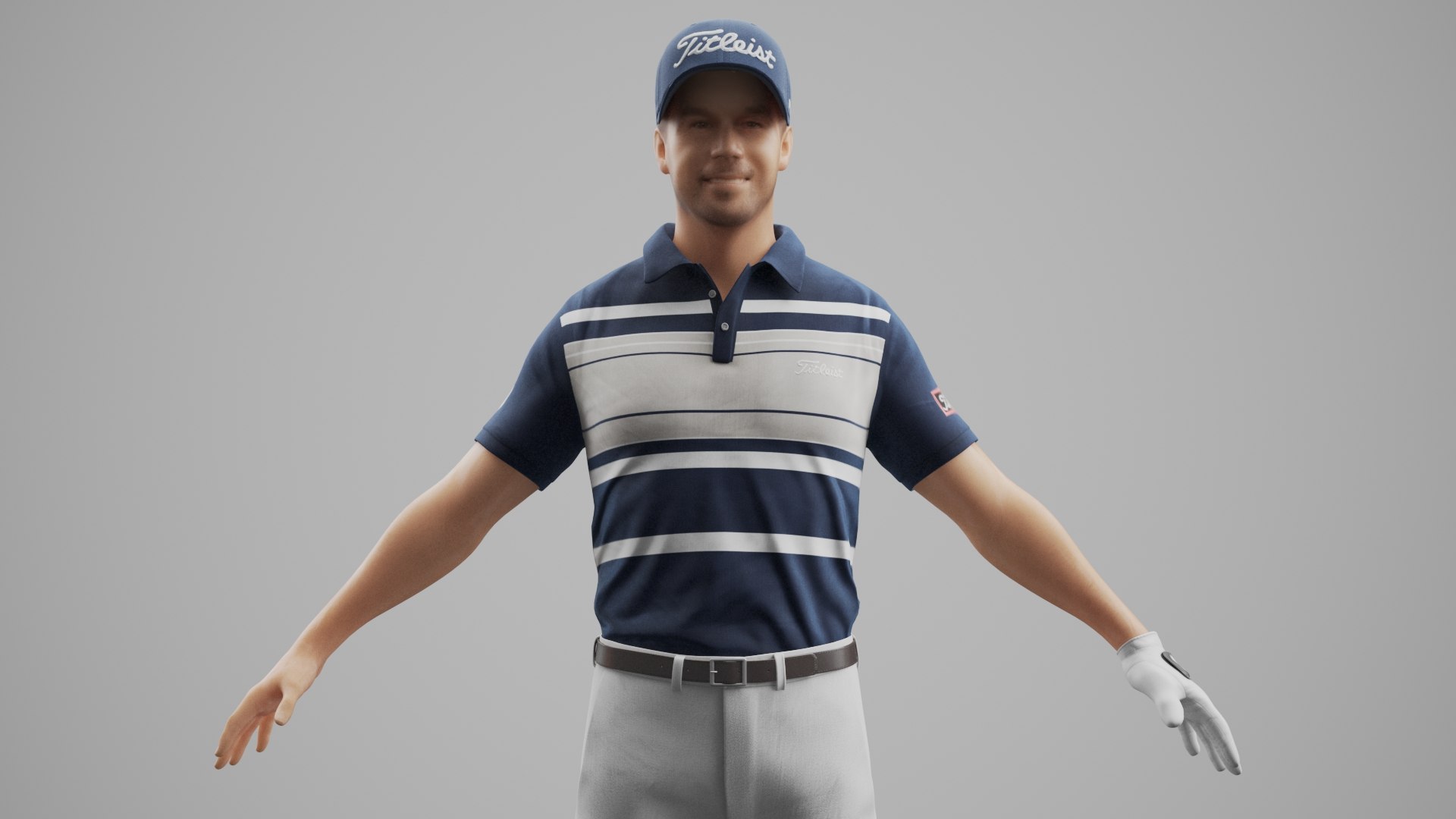 Golf Player 3D Model - TurboSquid 1722081