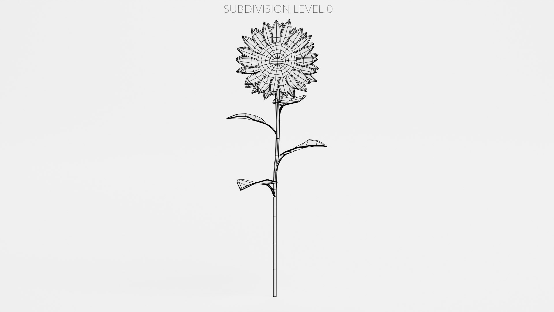 Sunflower Model - TurboSquid 1949604