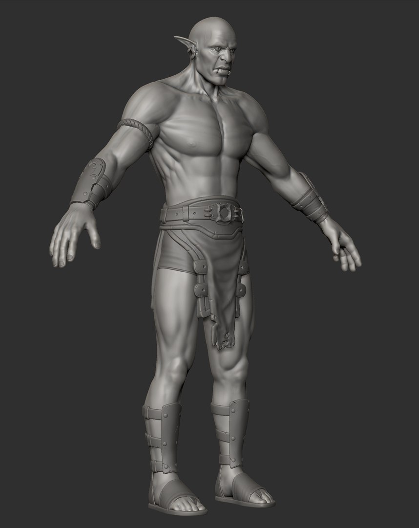 Orc Character 3d Model
