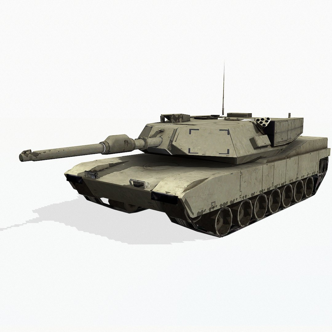 3d Model M1 Abrams Battle Tank