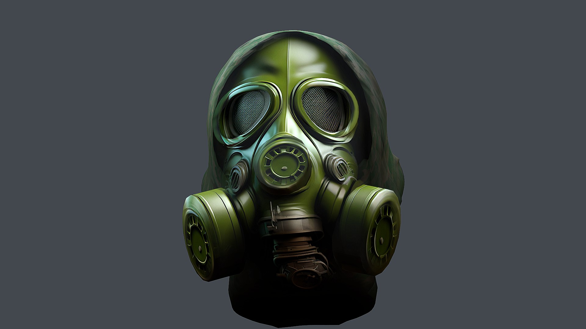 3D Gas Mask Helmet Military Combat Soldier Armor Scifi Fantasy 3D Model ...