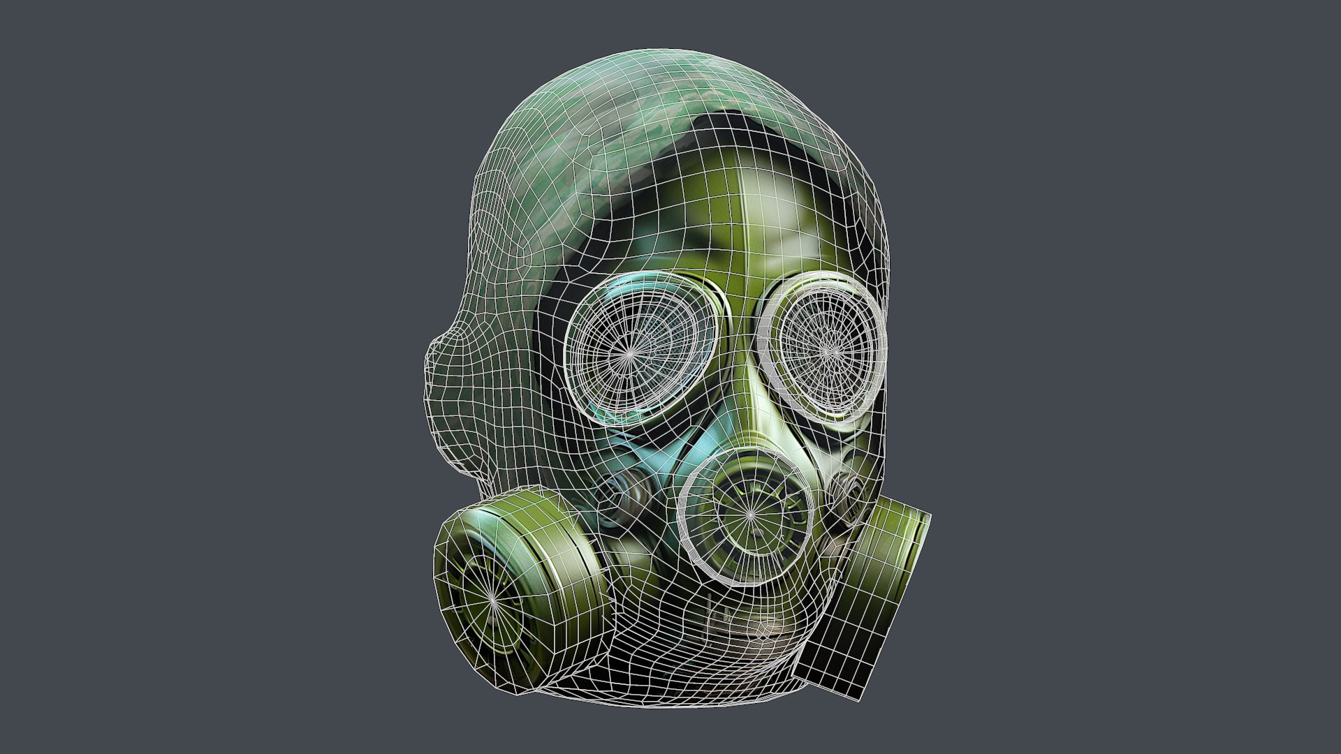 3D Gas Mask Helmet Military Combat Soldier Armor Scifi Fantasy 3D Model ...