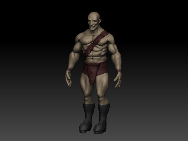 warrior 3d model