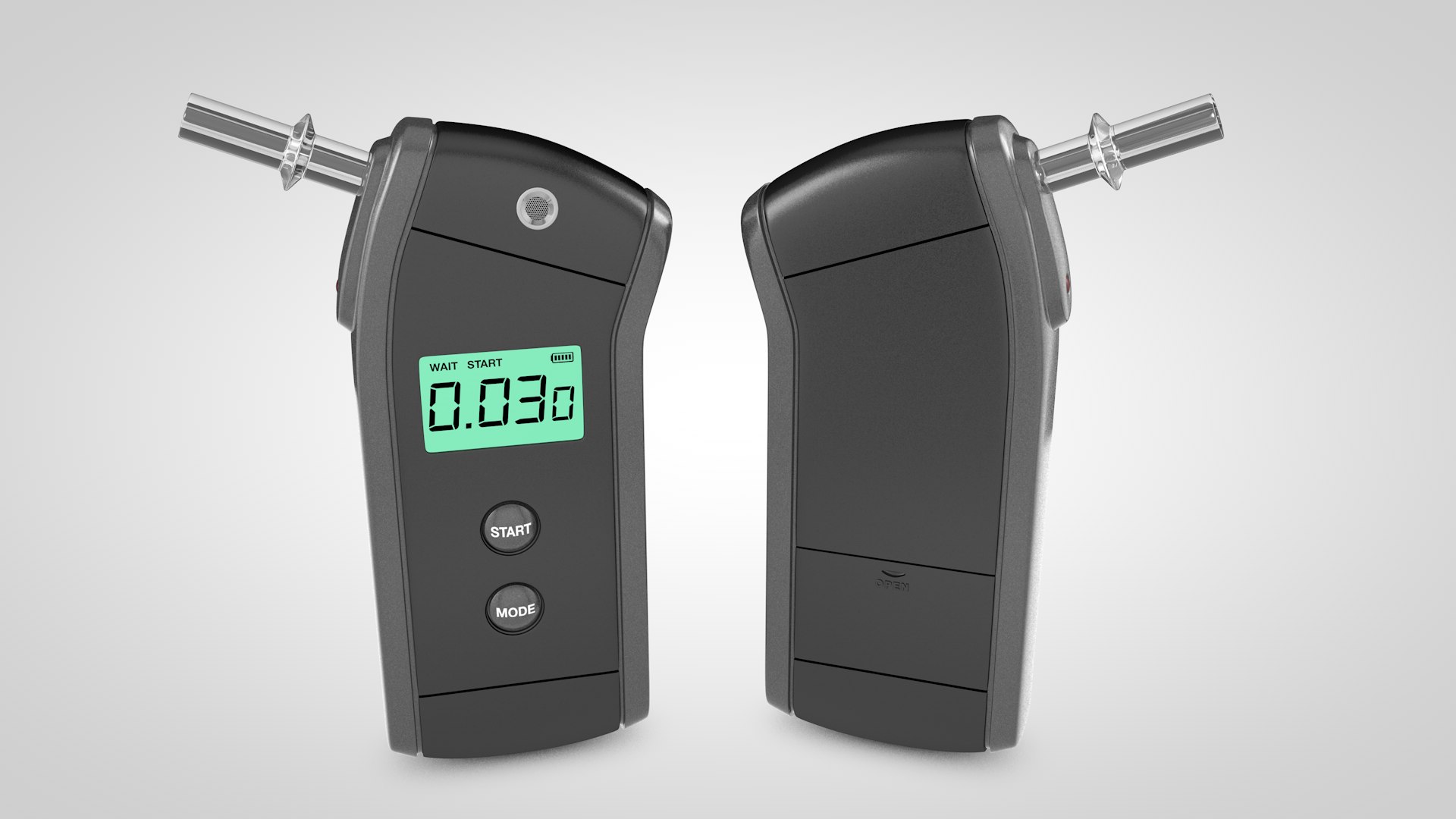 3d Breathalyzer Breath Model