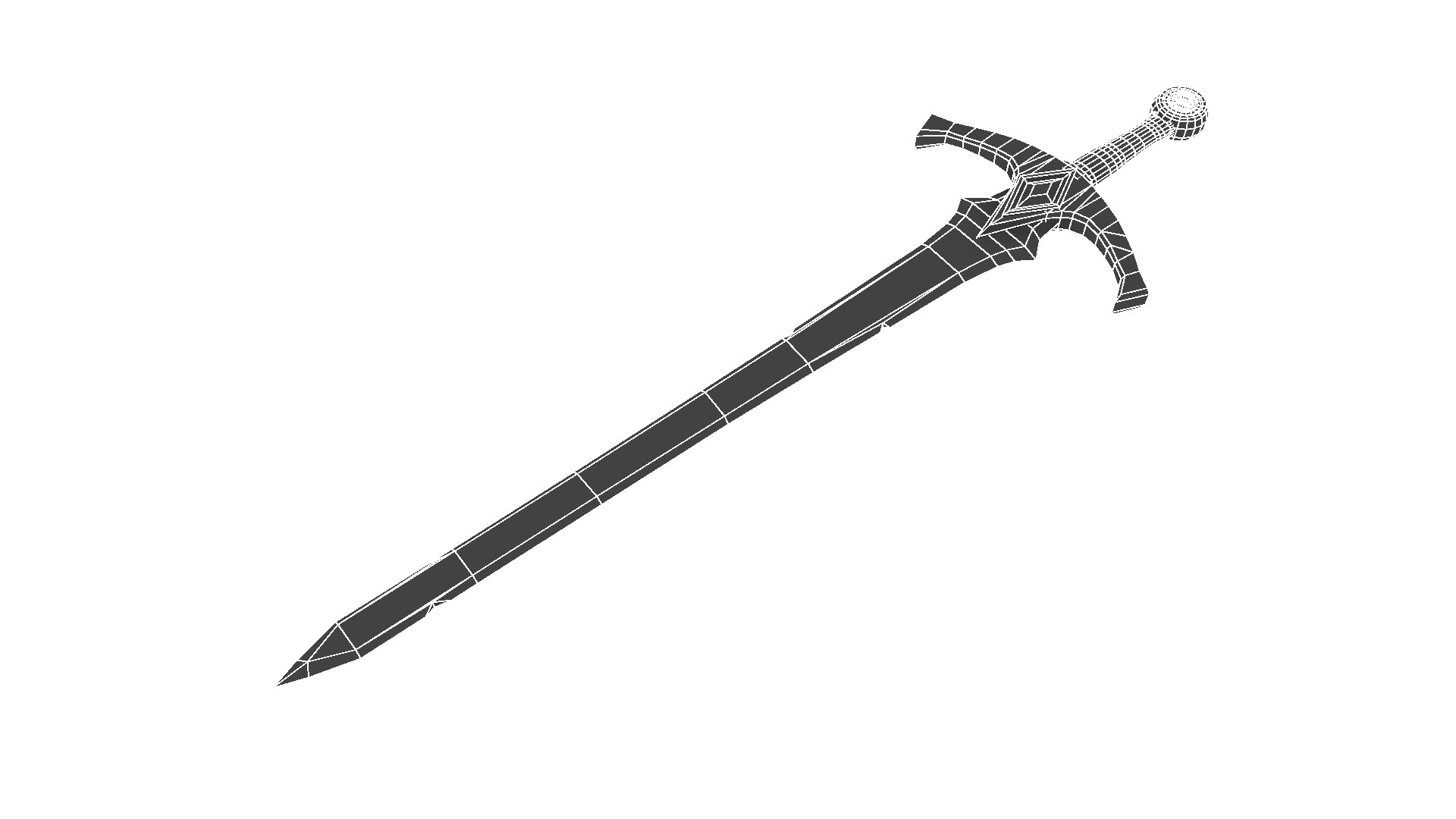 Handpainted Hell Sword 3D Model - TurboSquid 1960367