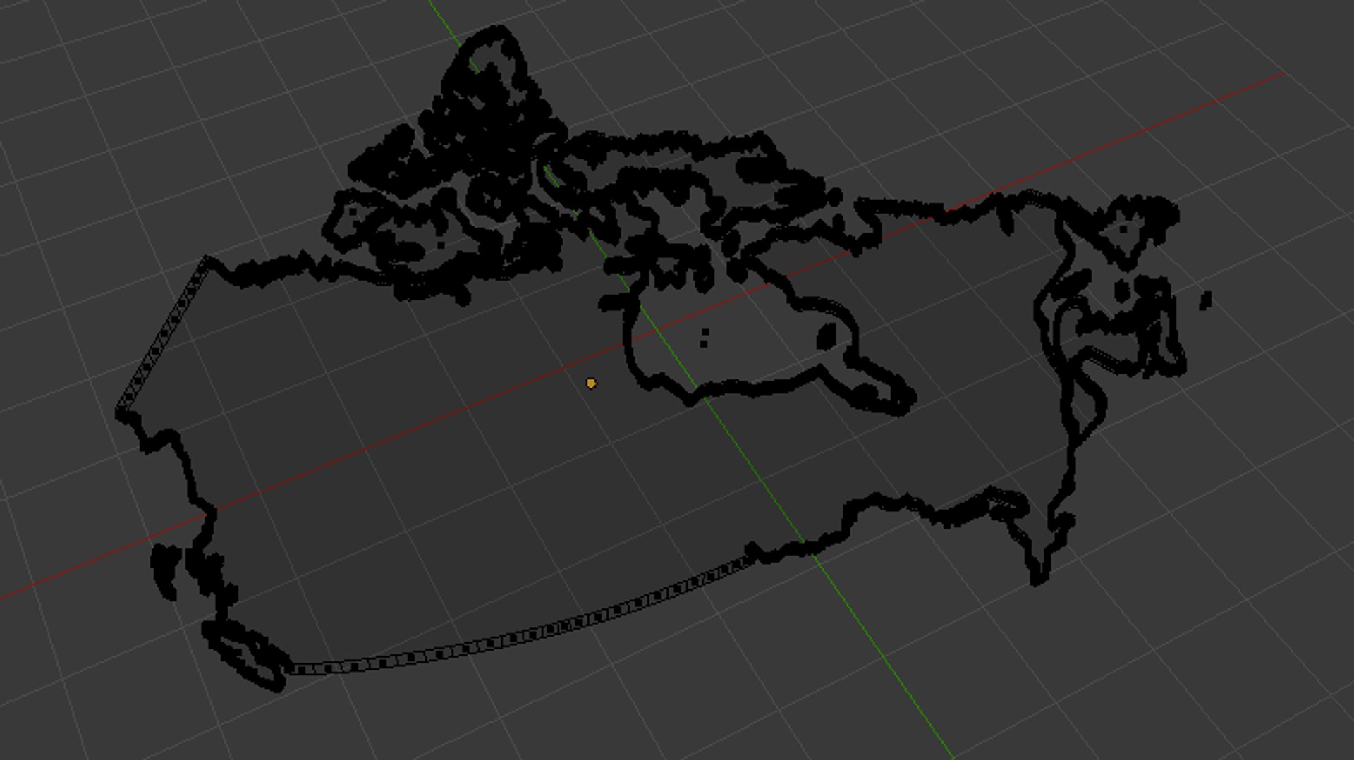 canada flag 3d model