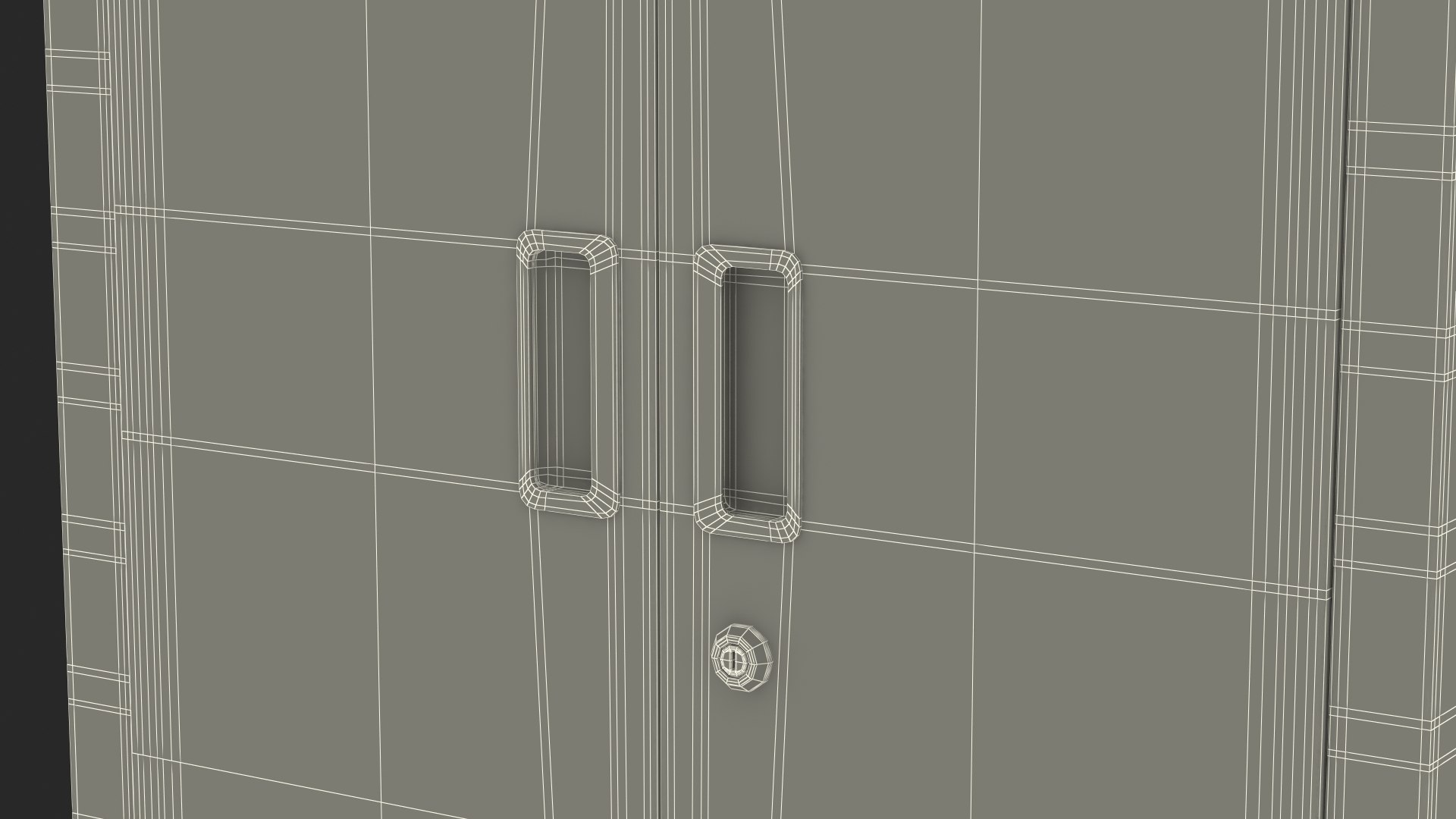 Grey Freestanding Garage Cabinet 3D Model - TurboSquid 2091425