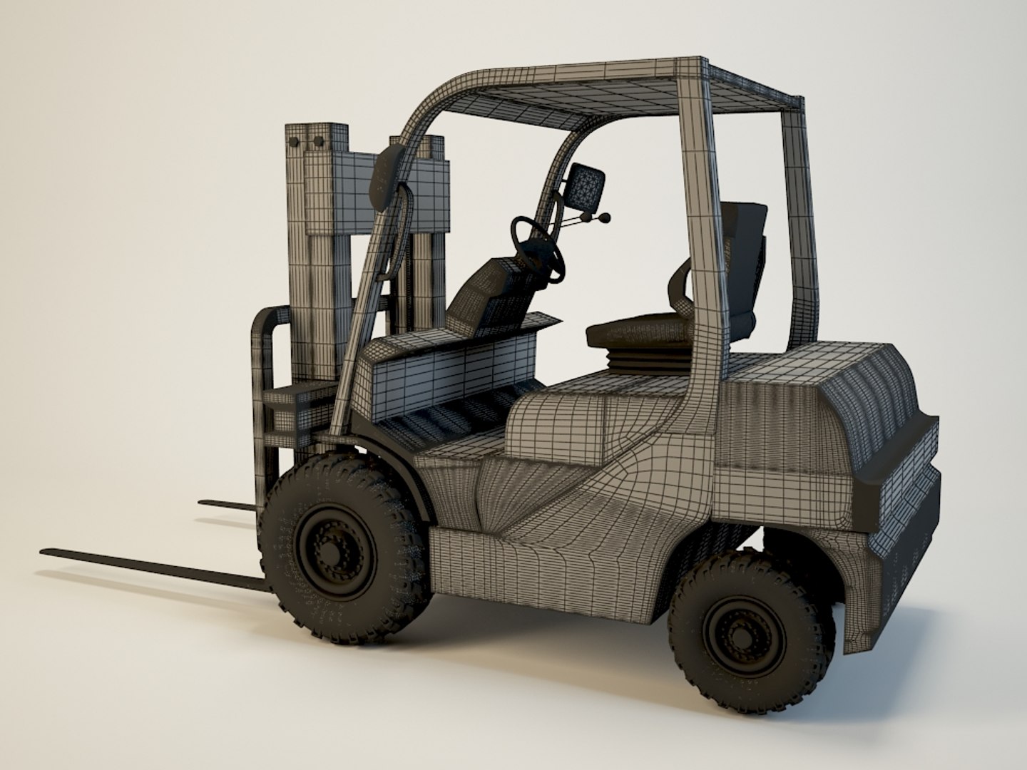 Forklift 3D - TurboSquid 1024639
