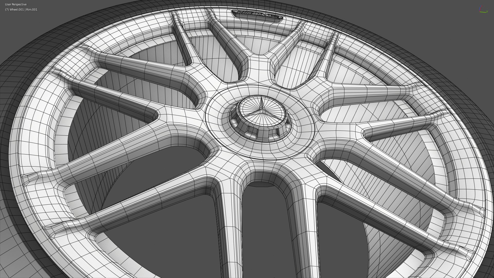 3D mercedes amg wheel 20 - TurboSquid 1411226