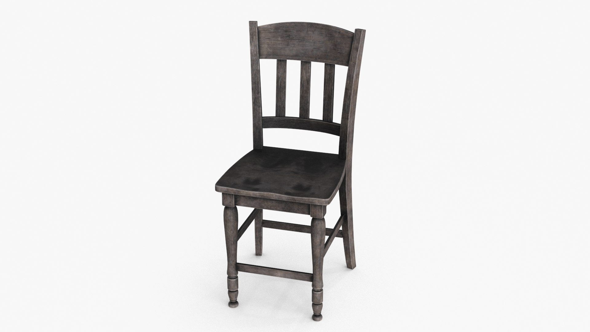 Counter Stool Vintage Model - TurboSquid 2208021