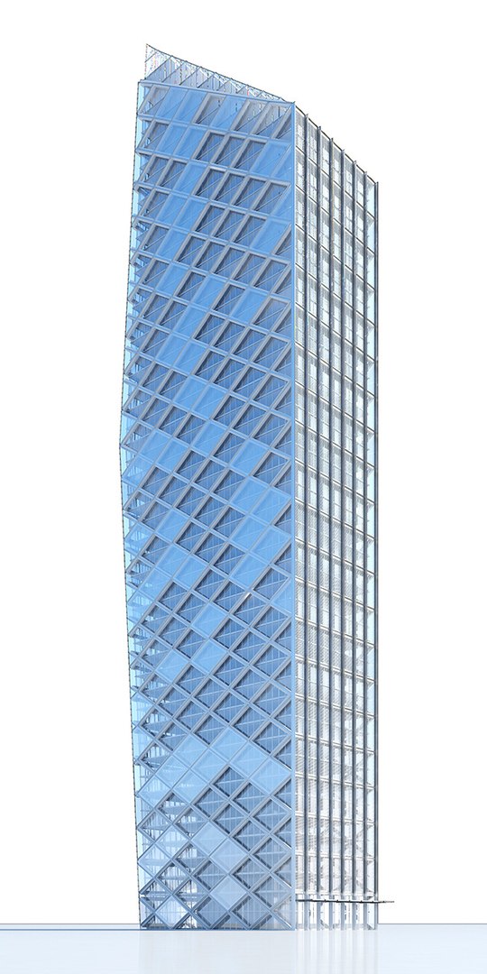 Contemporary Skyscraper 3d Max