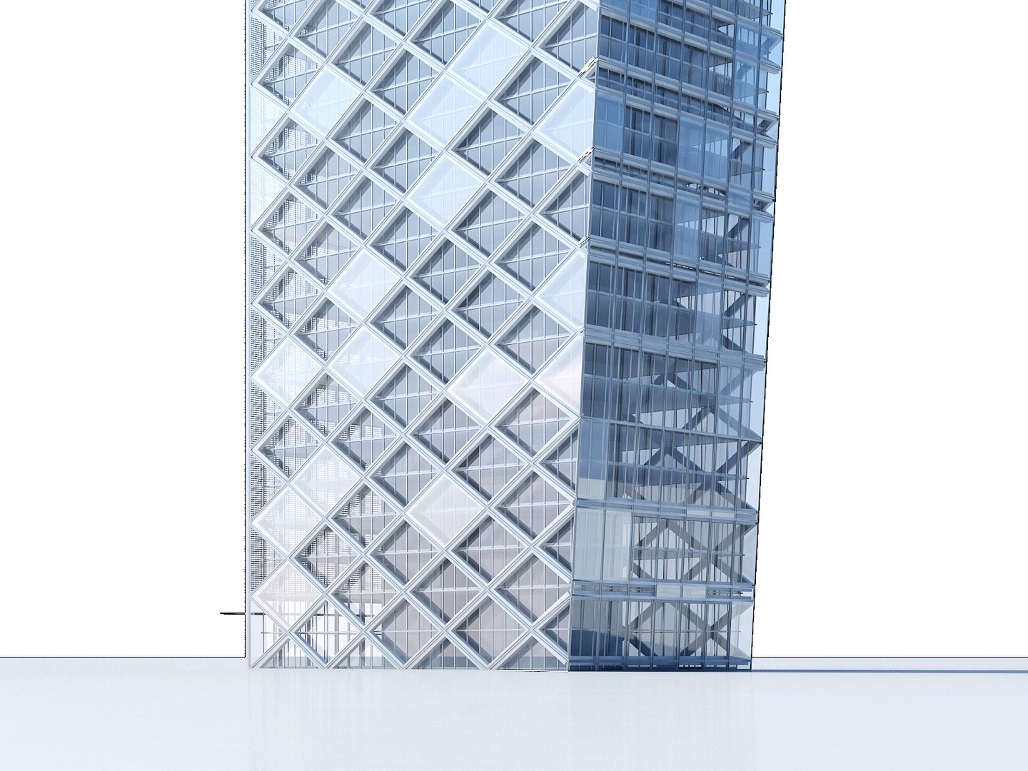 Contemporary Skyscraper 3d Max