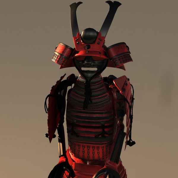samurai armor obj
