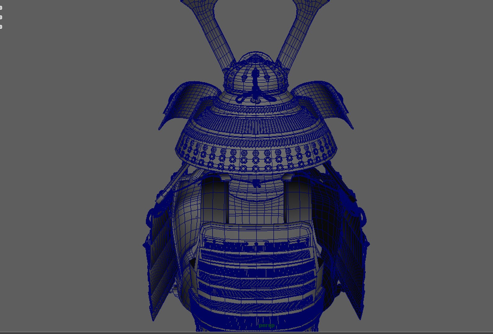 Samurai Armor Obj