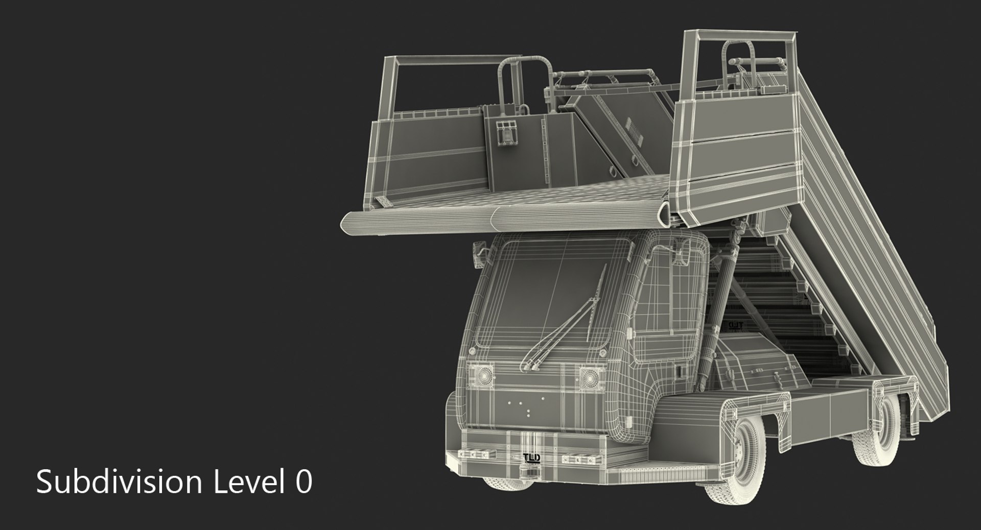 Passenger Steps Car Tld 3d C4d
