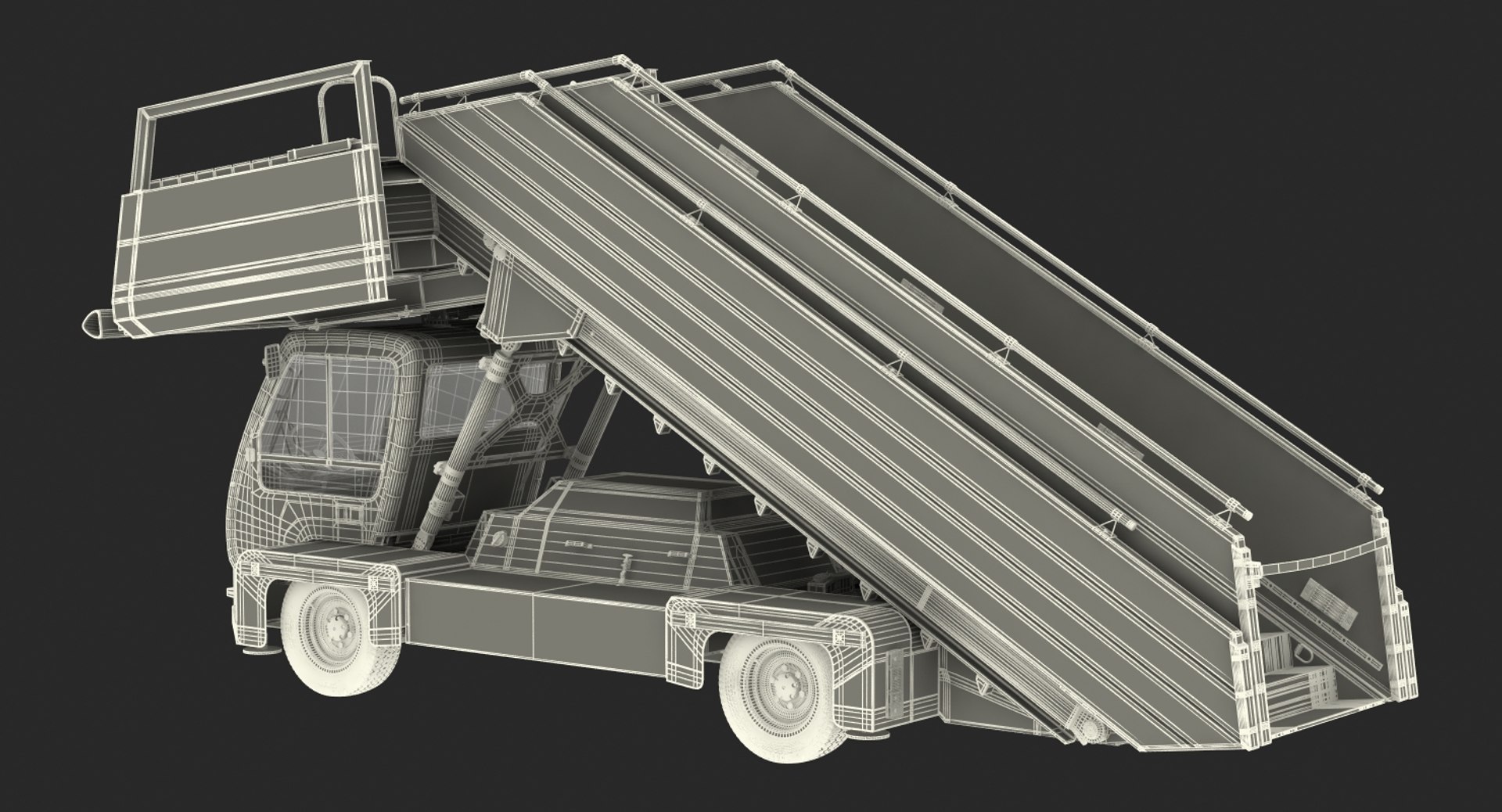 Passenger Steps Car Tld 3d C4d