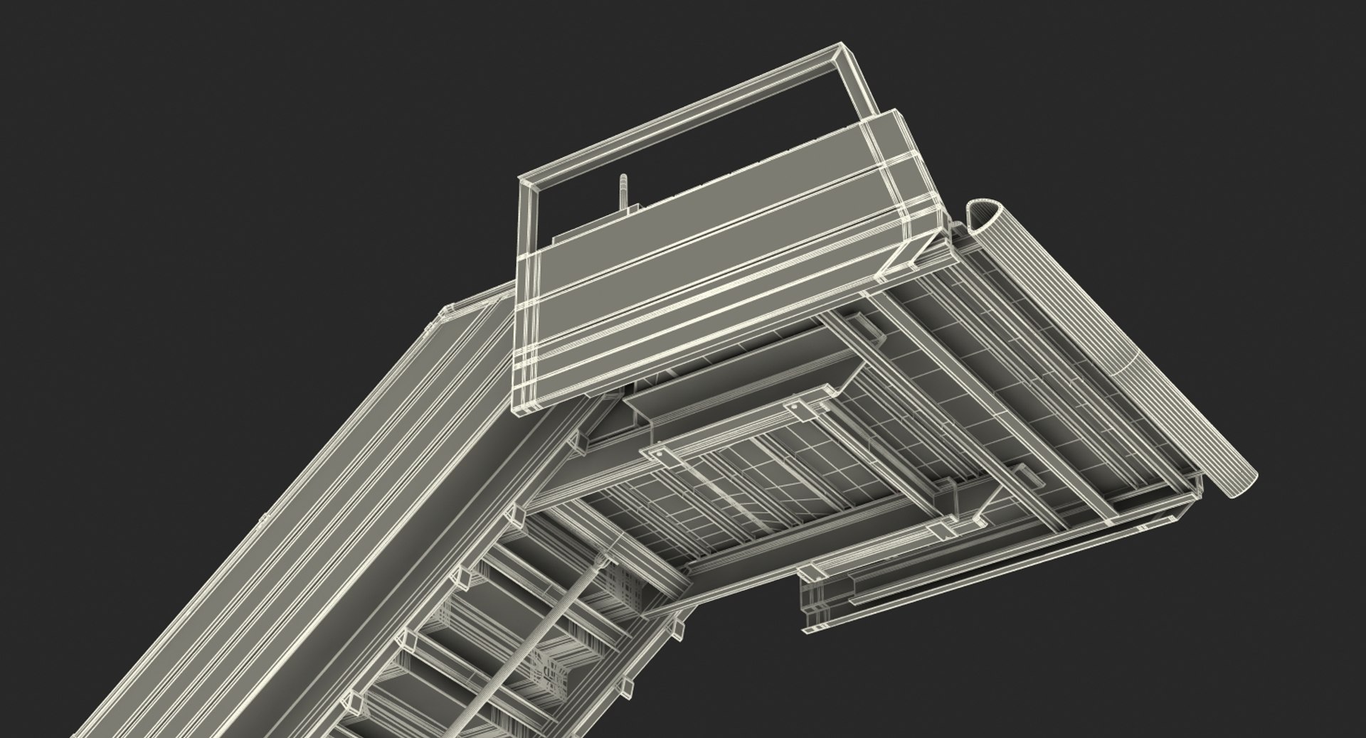 Passenger Steps Car Tld 3d C4d