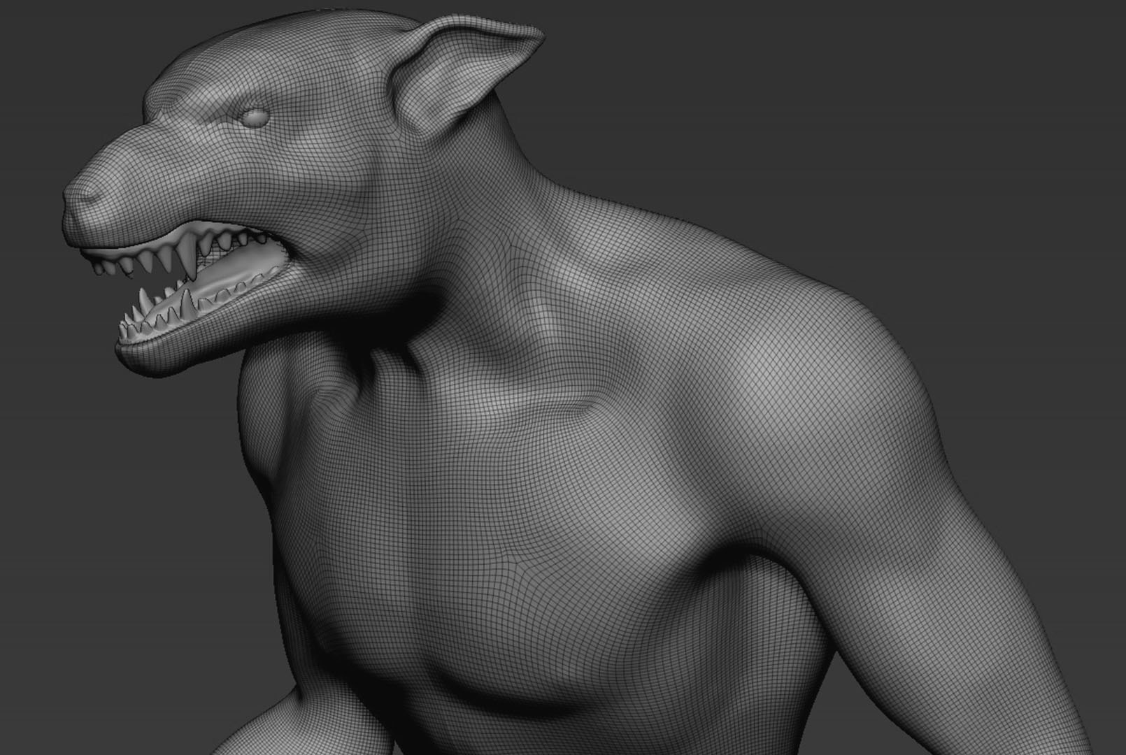3D Werewolf Wolfman - TurboSquid 1245100