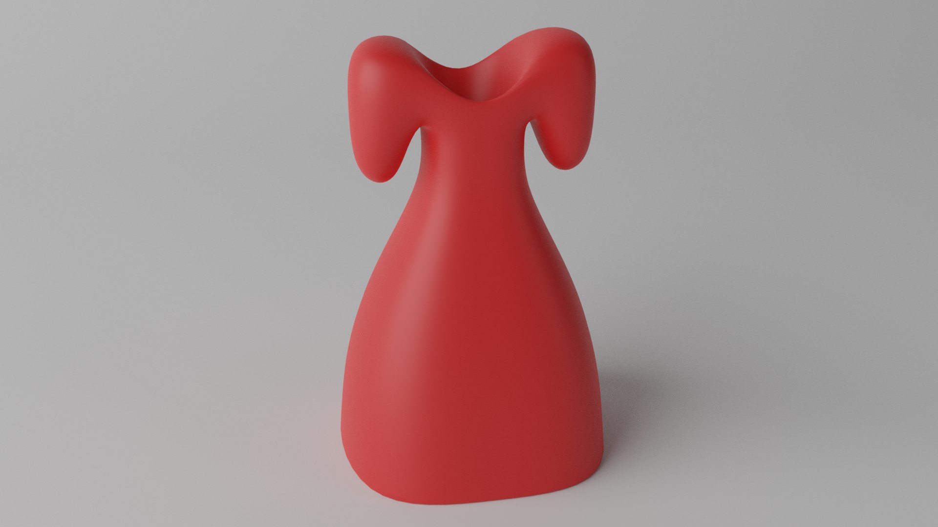 3D Cartoon Red Dress - TurboSquid 2093892